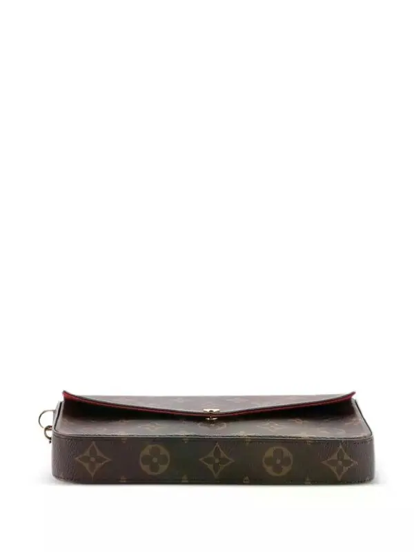 LOUIS VUITTON Felicie Pochette Monogram Canvas - Brown