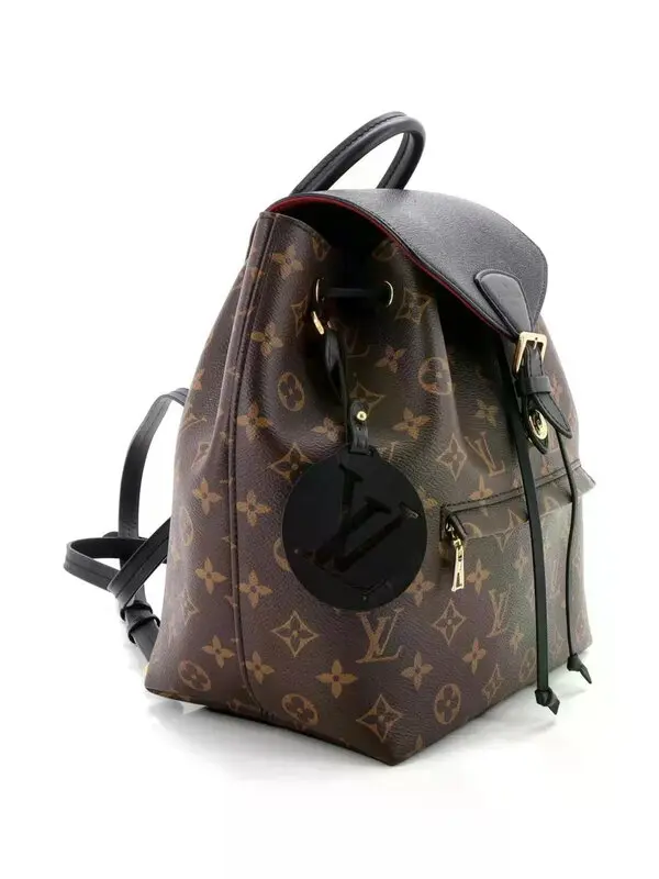 LOUIS VUITTON Montsouris Nm Monogram Canvas Pm Backpack - Brown