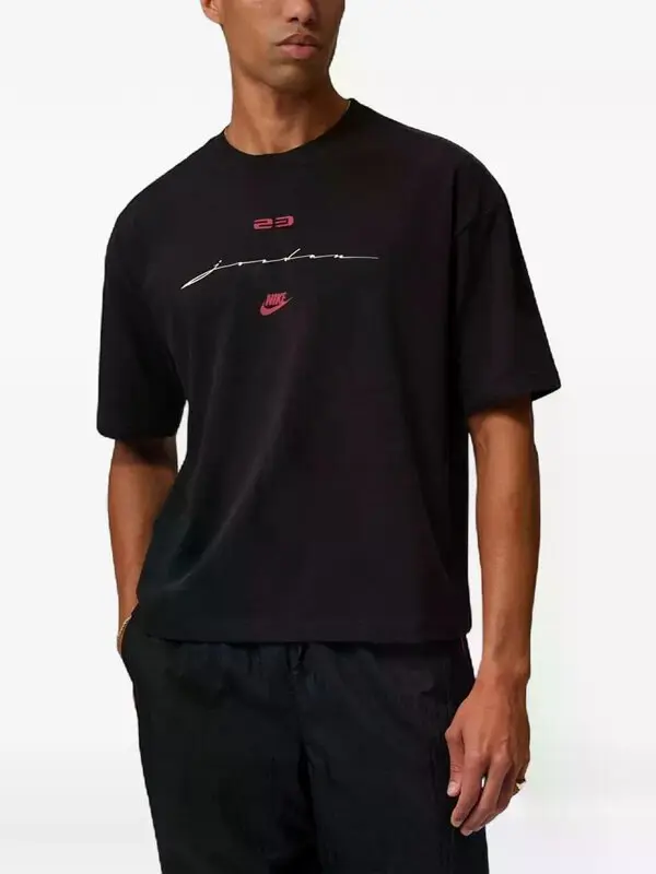 JORDAN Flight Script T-shirt - Black