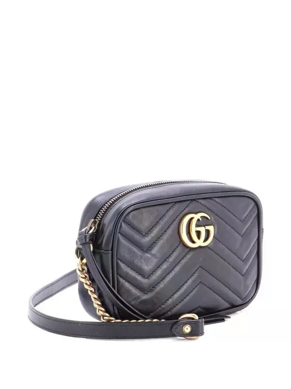 Gucci Gg Marmont Mini Crossbody Bag - Black