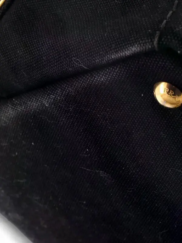 Prada Canapa Convertible Canvas Medium Tote Bag