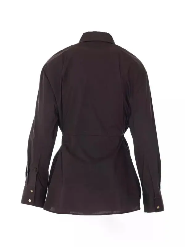 Liu Jo Button Front Shirt - Brown