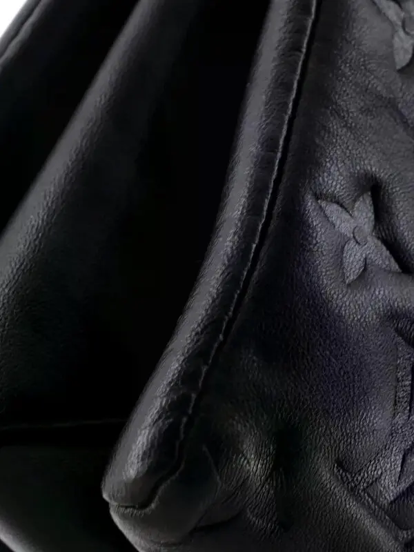LOUIS VUITTON Coussin Mm Crossbody Bag Monogram Embossed Lambskin - Black