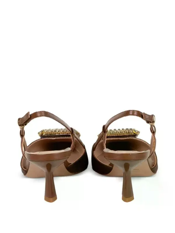Roberto Festa Embellished Heeled Slingbacks