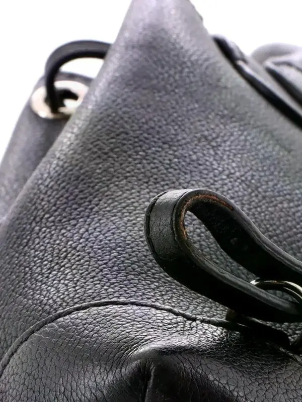LOUIS VUITTON Lockme Mini Backpack Leather - Black