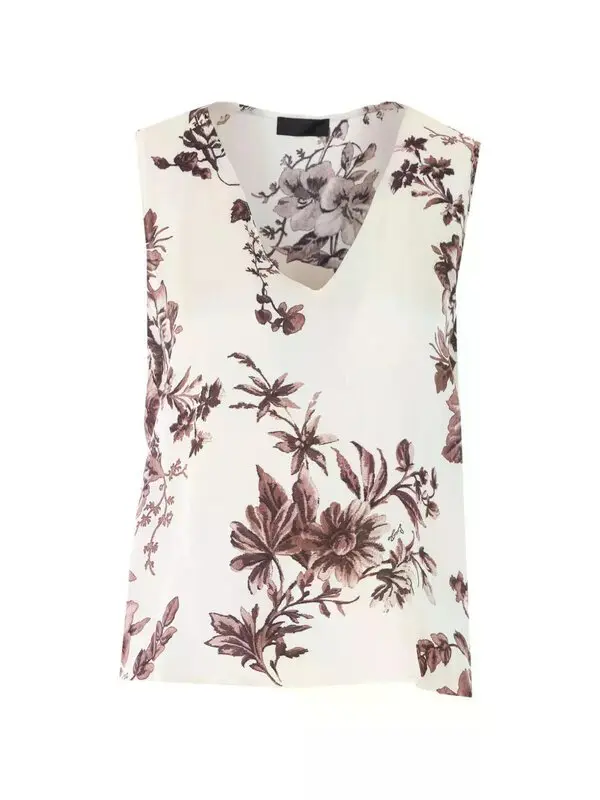 Liu Jo Floral-print V-neck Top