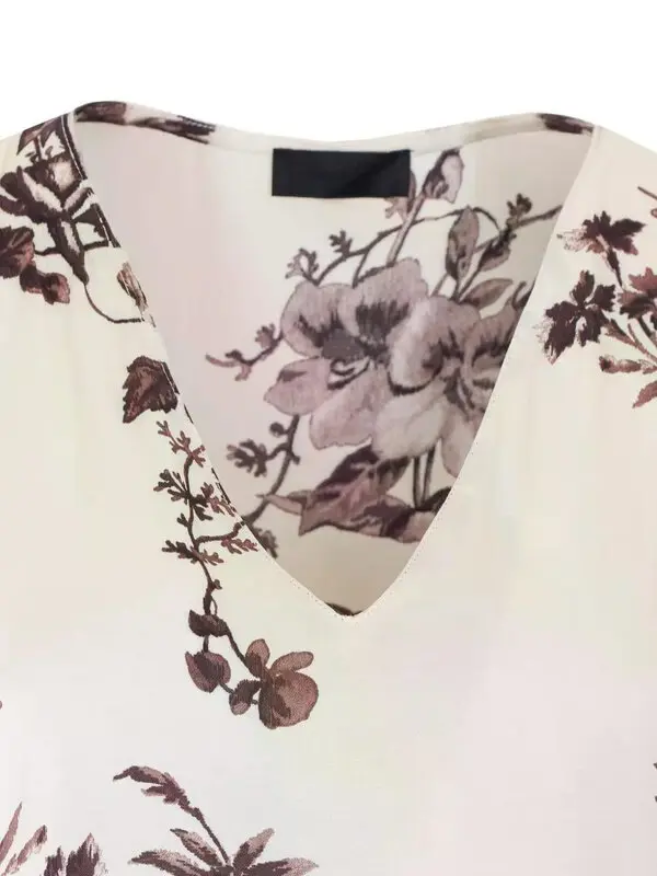 Liu Jo Floral-print V-neck Top