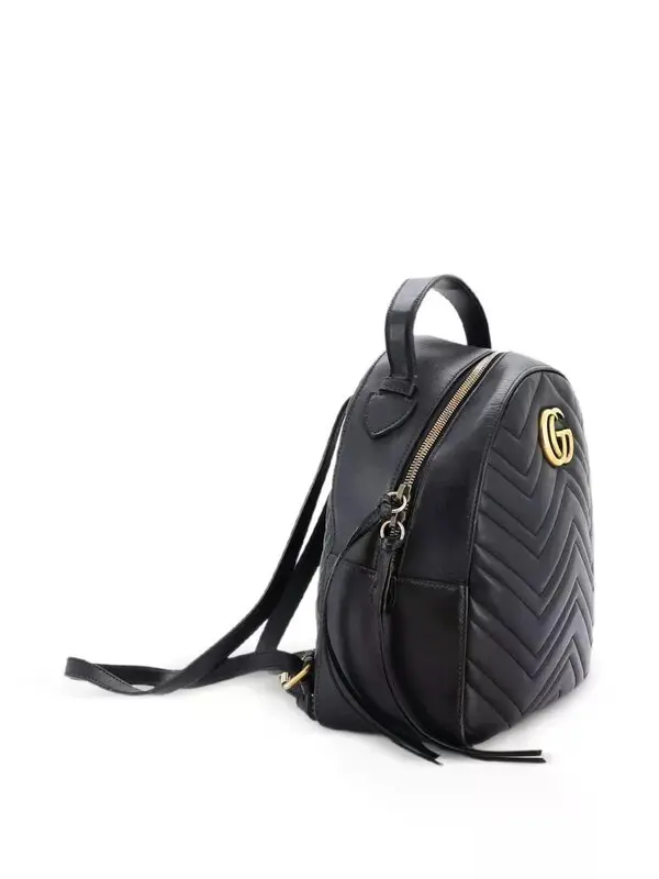 Gucci Gg Marmont Matelasse Leather Small Backpack