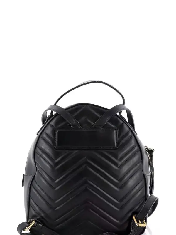 Gucci Gg Marmont Matelasse Leather Small Backpack