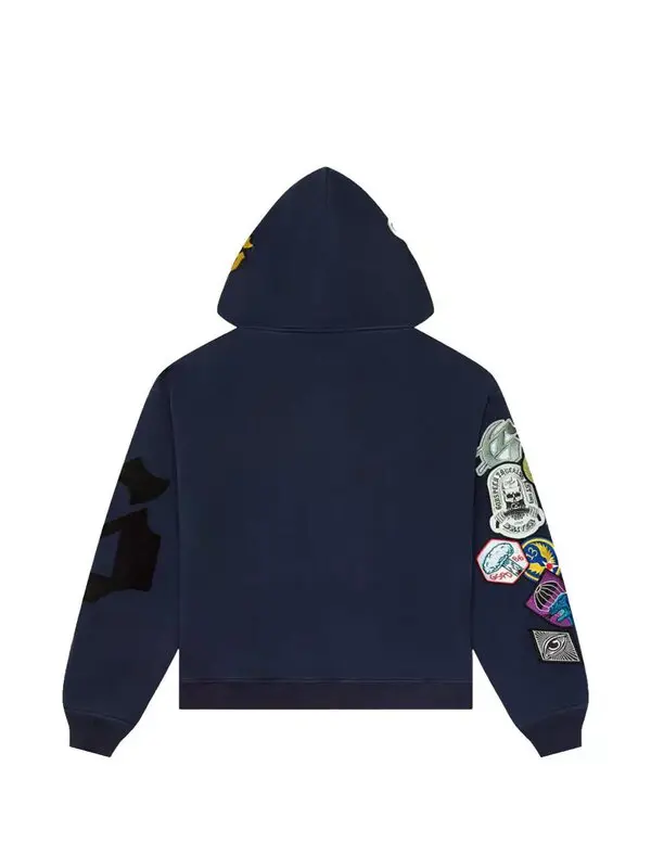 GODSPEED Appliquéd Zip-up Hoodie