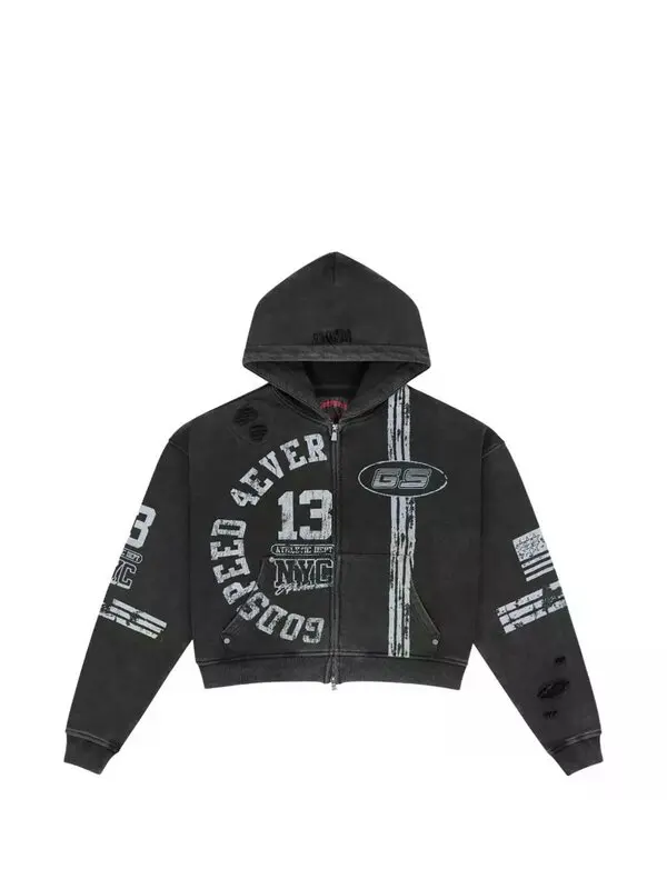 GODSPEED Zip Roadster Hoodie - Black