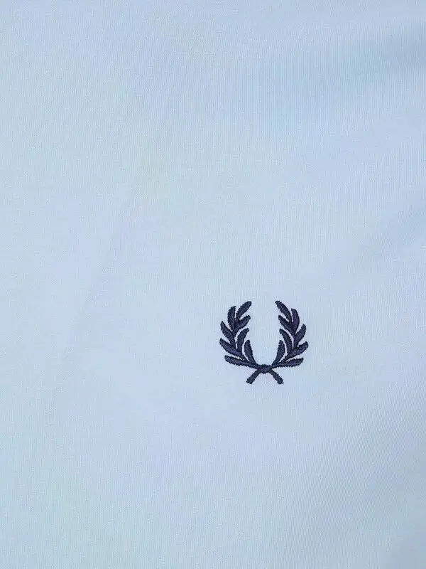 Fred Perry Logo-embroidered T-shirt - Blue