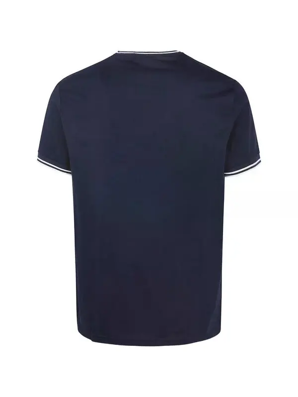 Fred Perry Logo-embroidered T-shirt - Blue