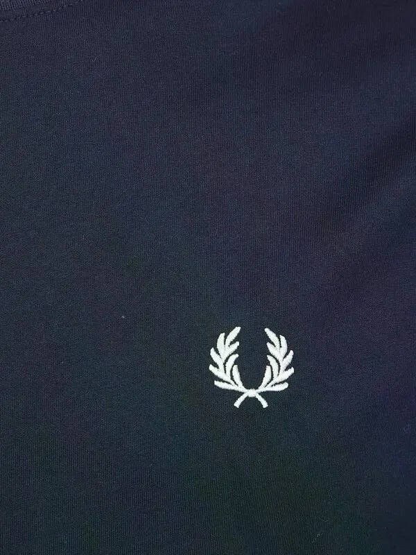 Fred Perry Logo-embroidered T-shirt - Blue