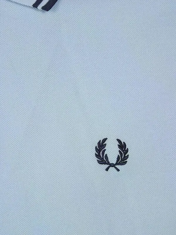 Fred Perry Logo-embroidered Polo Shirt - Blue