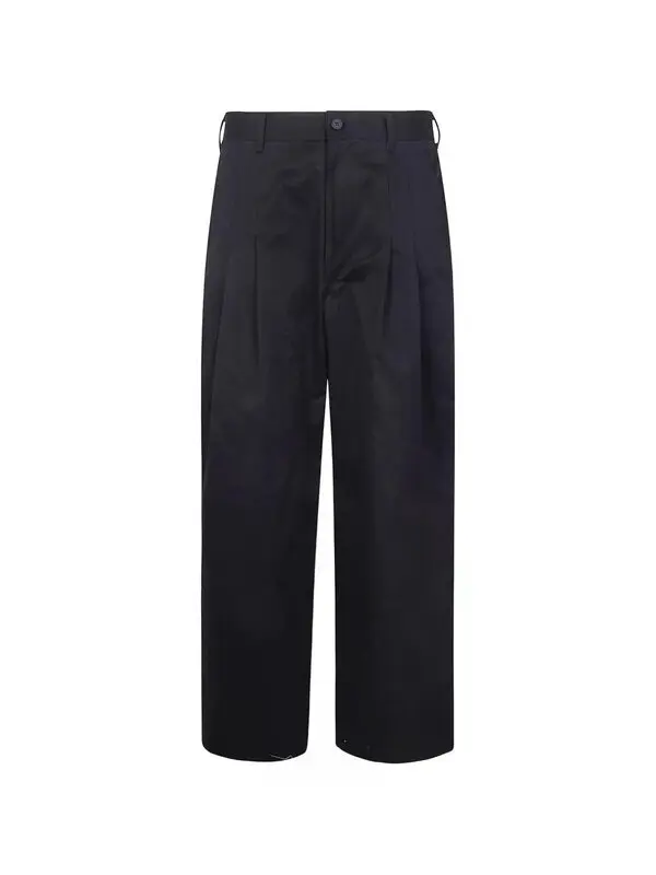 Comme Des Garçons Pleated Wide-leg Trousers