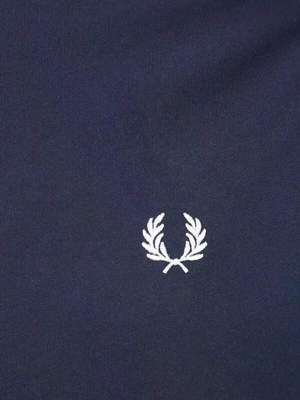 Fred Perry Logo-embroidered T-shirt - Blue