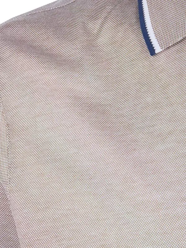 GRAN SASSO V-neck T-shirt - Neutrals