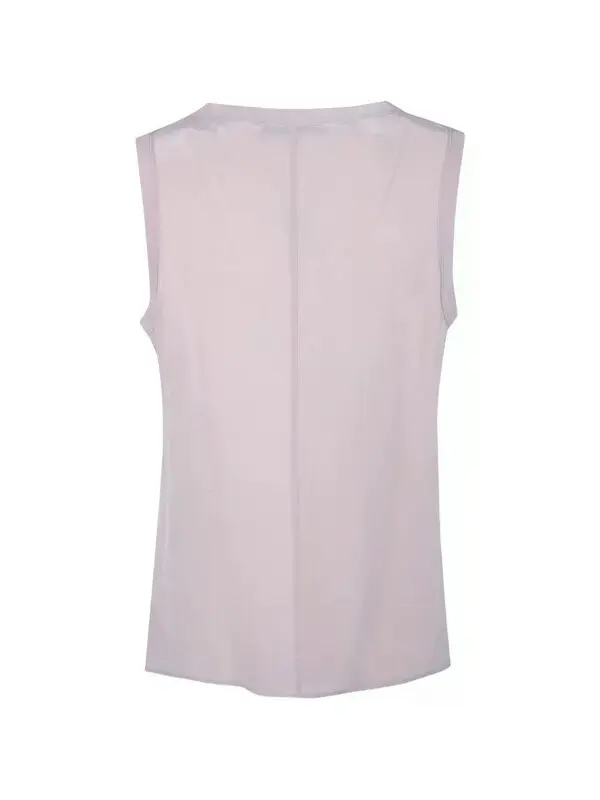 Seventy U-neck Sleeveless Top - Pink