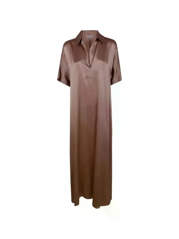 Antonelli Firenze Collared Midi Dress - Brown
