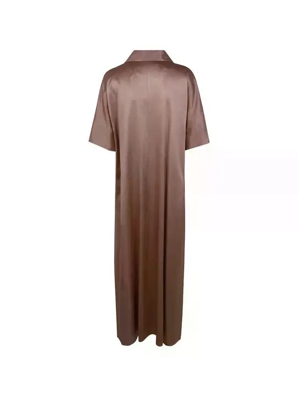Antonelli Firenze Collared Midi Dress - Brown