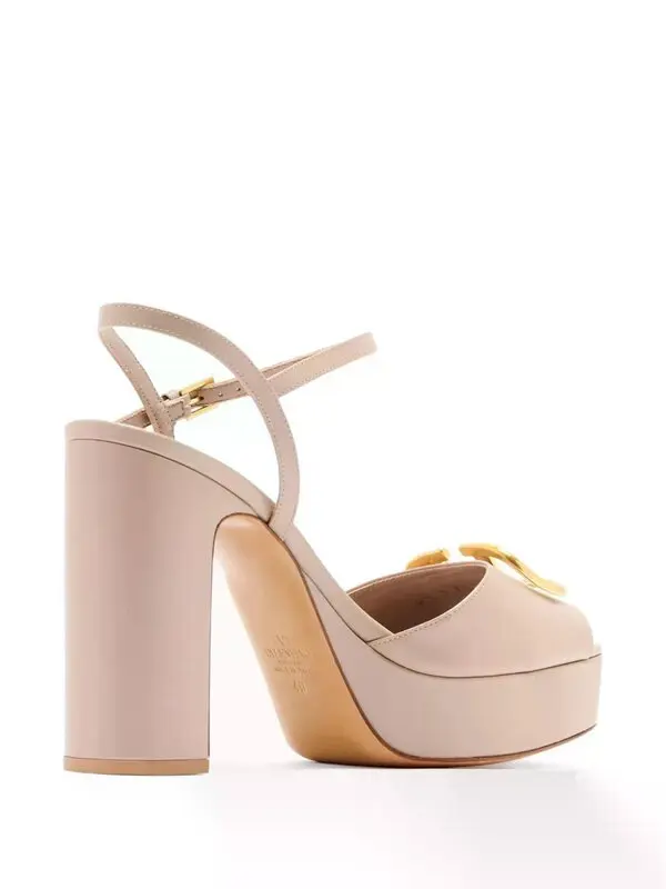 Valentino Garavani Vlogo Signature Platform Sandals - Pink