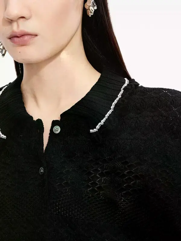 JNBY Artistic Polo Shirt - Black