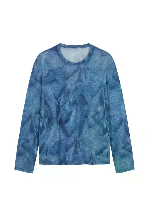 JNBY Psychedelic Long Sleeve T-shirt - Blue