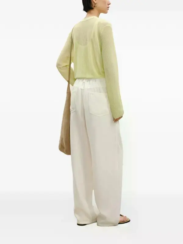 LESS Drawstring Straight-leg Trousers