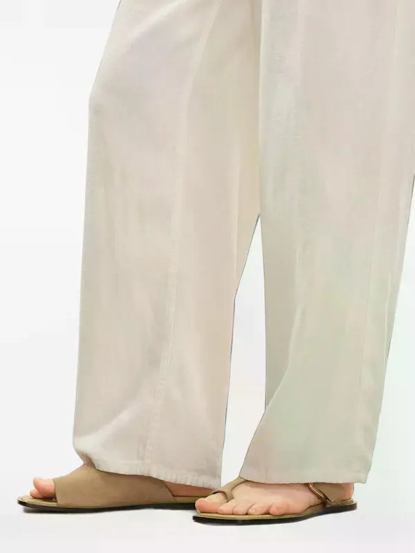 LESS Drawstring Straight-leg Trousers