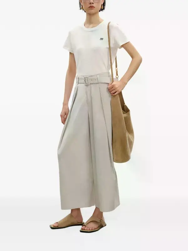 LESS Wide-leg Cropped Trousers