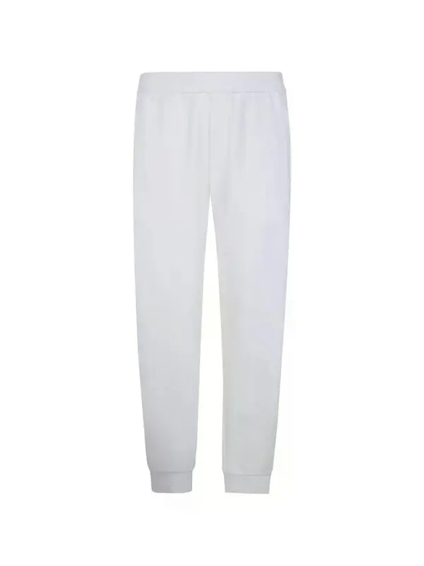Emporio Armani Elasticated-waistband Track Pants - White