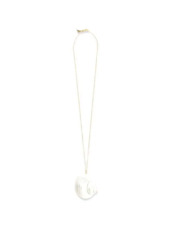 FORTE_FORTE Shell Pendant Necklace - Gold