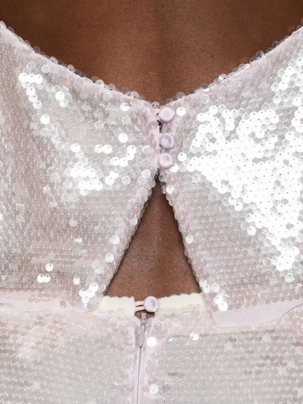 FORTE_FORTE Sequined Top - Pink