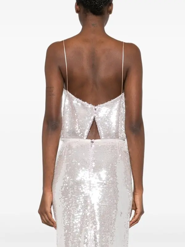 FORTE_FORTE Sequined Top - Pink