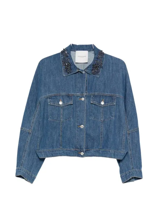 Ermanno Scervino Embroidered Denim Jacket