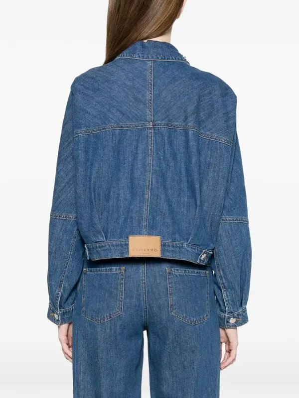Ermanno Scervino Embroidered Denim Jacket