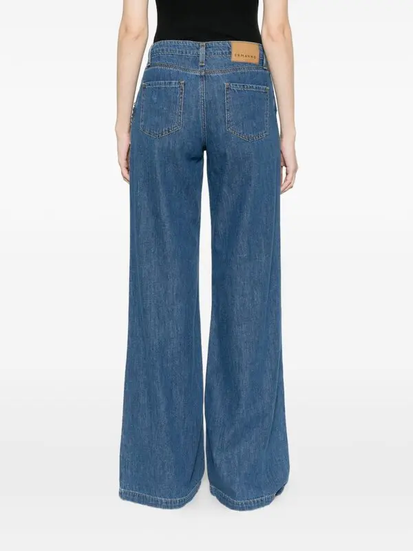 Ermanno Scervino Flared Leg Denim Jeans