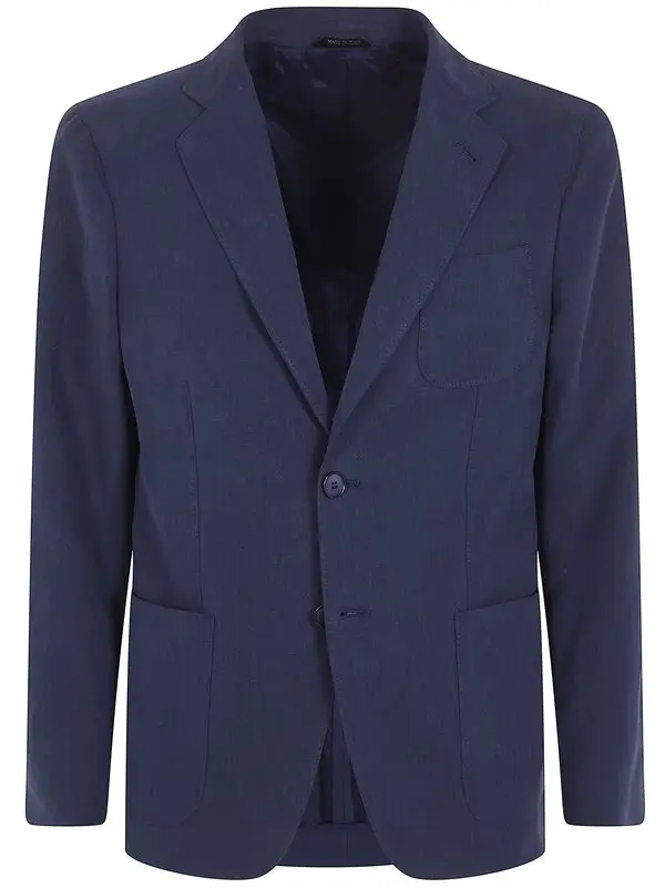 Giorgio Armani Pockets Fit Jacket - Blue