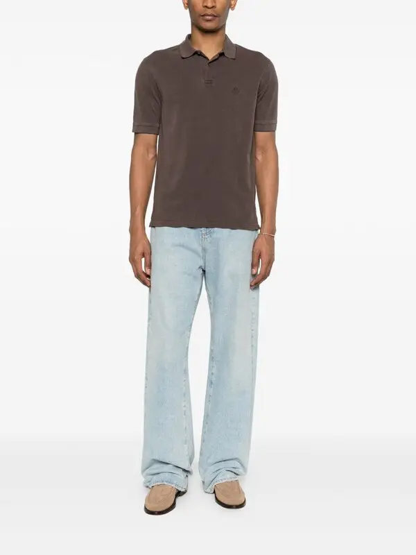 Herno Logo Cotton Polo Shirt