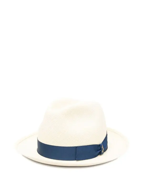 Borsalino Federico Raffia Hat - Blue