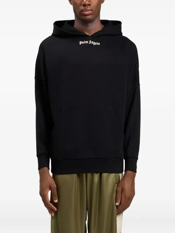 Palm Angels Logo Cotton Hoodie