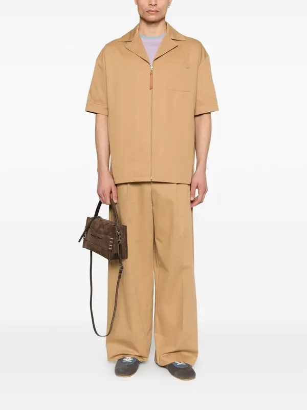 Loewe Cotton Trousers - Beige