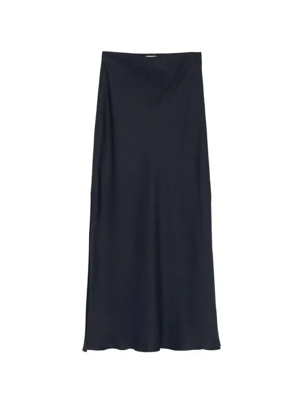 Brunello Cucinelli Line Blend Long Skirt - Blue