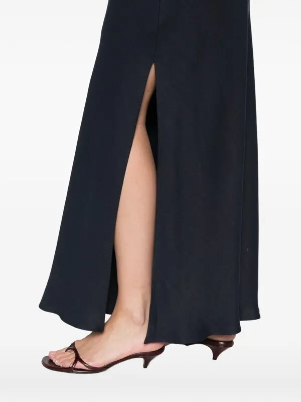 Brunello Cucinelli Line Blend Long Skirt - Blue