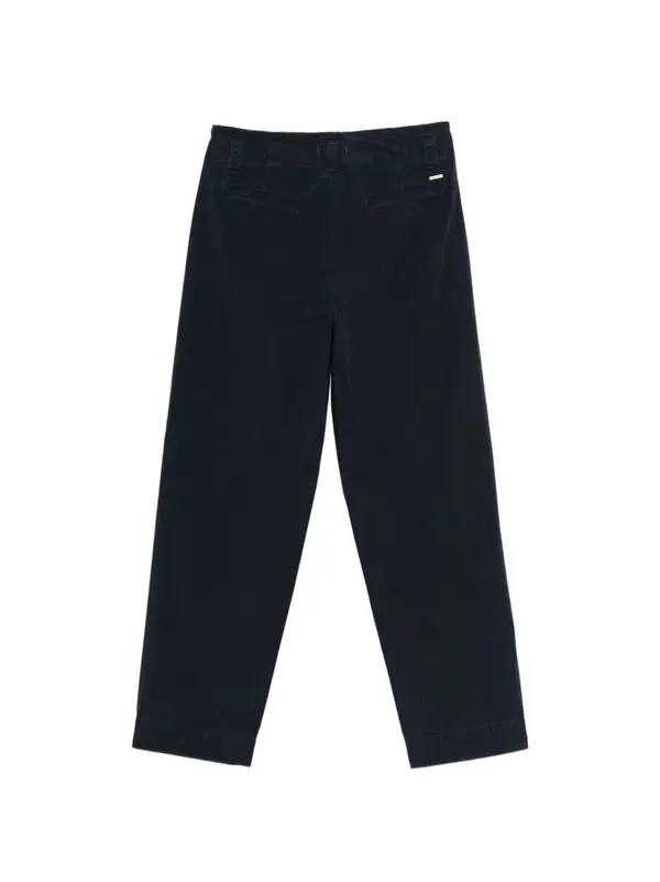 Woolrich Cotton Carrot Trousers - Blue