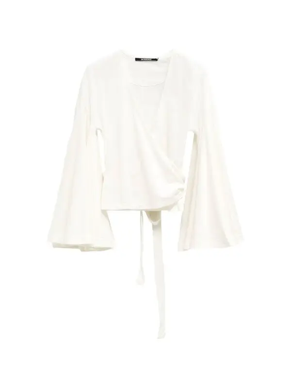 Jacquemus La Cache Coeur Ventadou Top - White