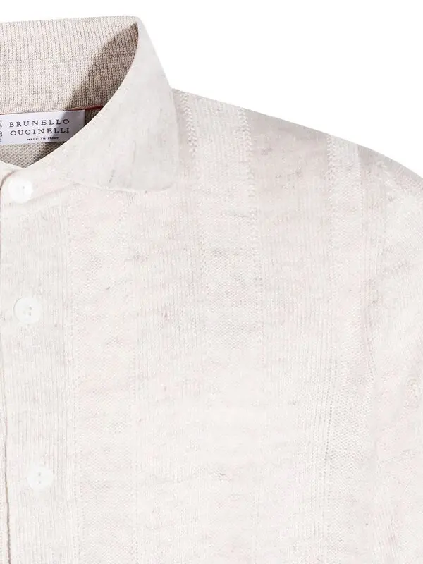 Brunello Cucinelli Linen And Cotton Blend Cardigan