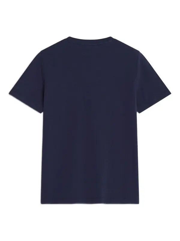 Maison Kitsuné Fox Head Cotton T-shirt - Blue