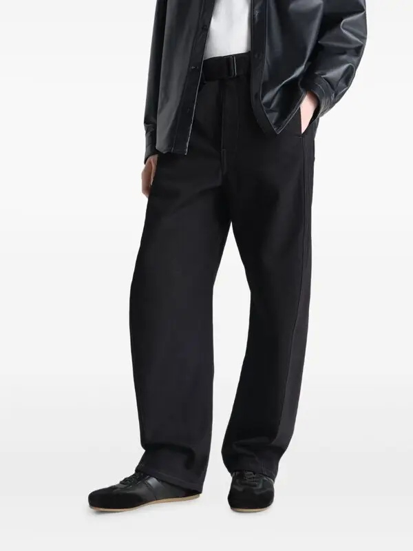 LEMAIRE Leather Sneakers - Black
